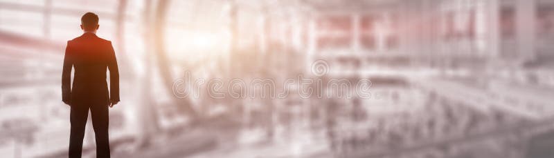 Business People Cityscape Corporate Abstract Website Header Concept ...