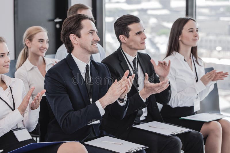 Business People Clapping Hands Stock Photo - Image of businessman ...
