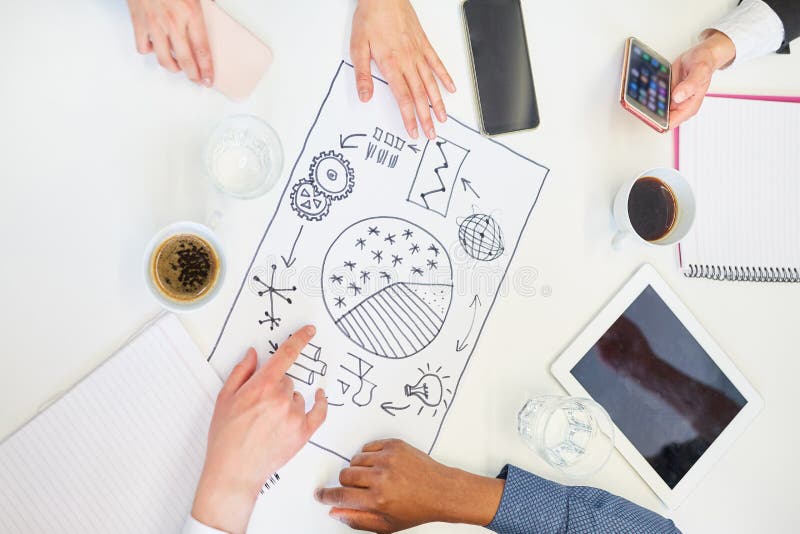 Business People Collect Creative Ideas Stock Image - Image of manager ...