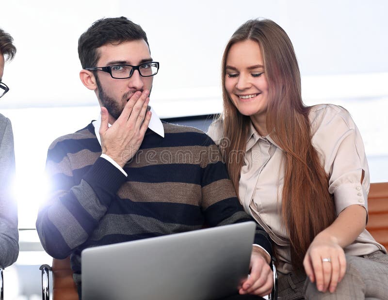 Business People Communicating in Office Stock Image - Image of ...