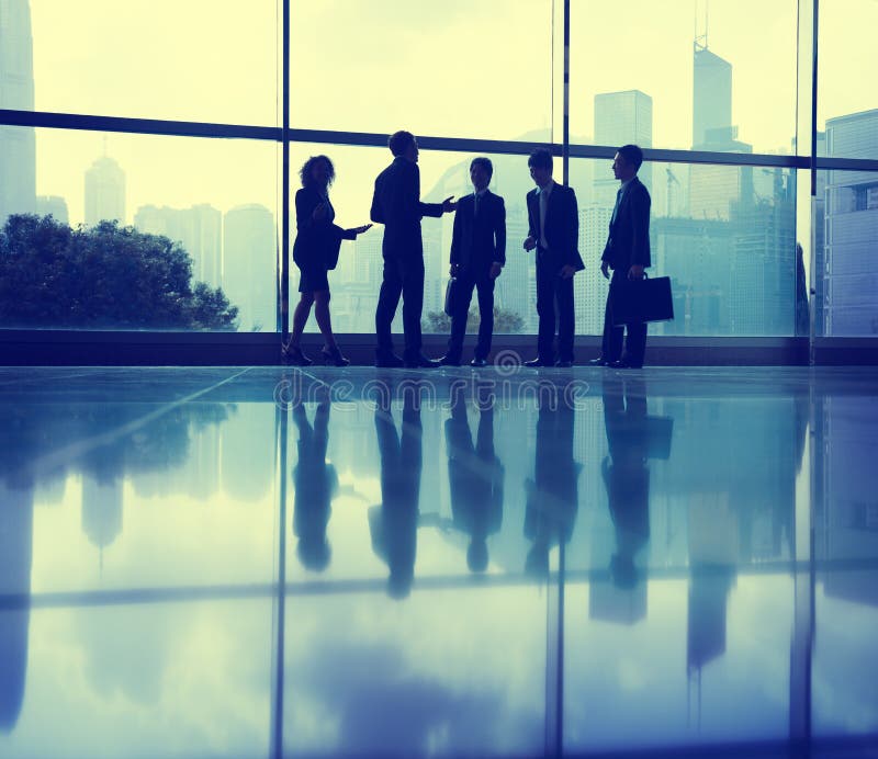 Business People Communication Office Corporate Work Concept Stock Image ...