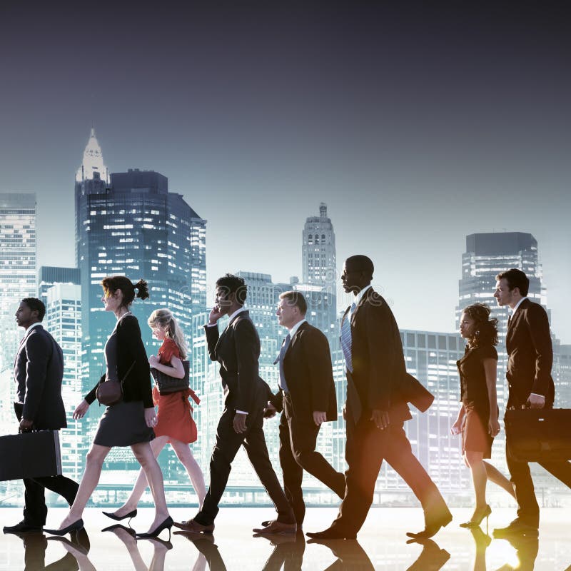 Business People Commuter Corporate City Concept Stock Photo - Image of ...
