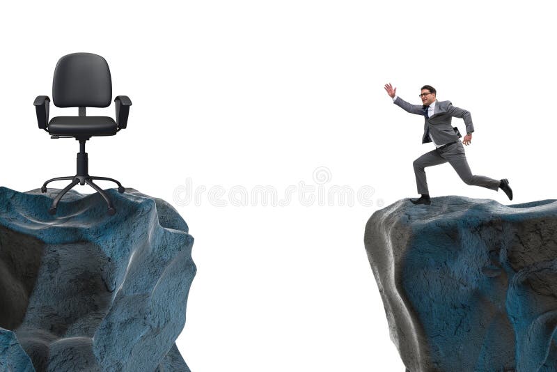 Business People Competing for Promotion Stock Photo - Image of ...