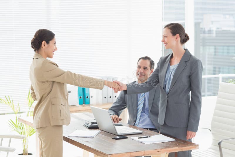 Business People Conducting an Interview Stock Image - Image of ...