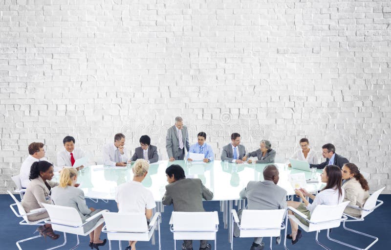 Business People Conference Meeting Discussion Concept Stock Photo ...