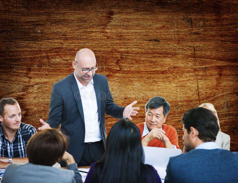Business People Conference Meeting Discussion Concept Stock Photo ...