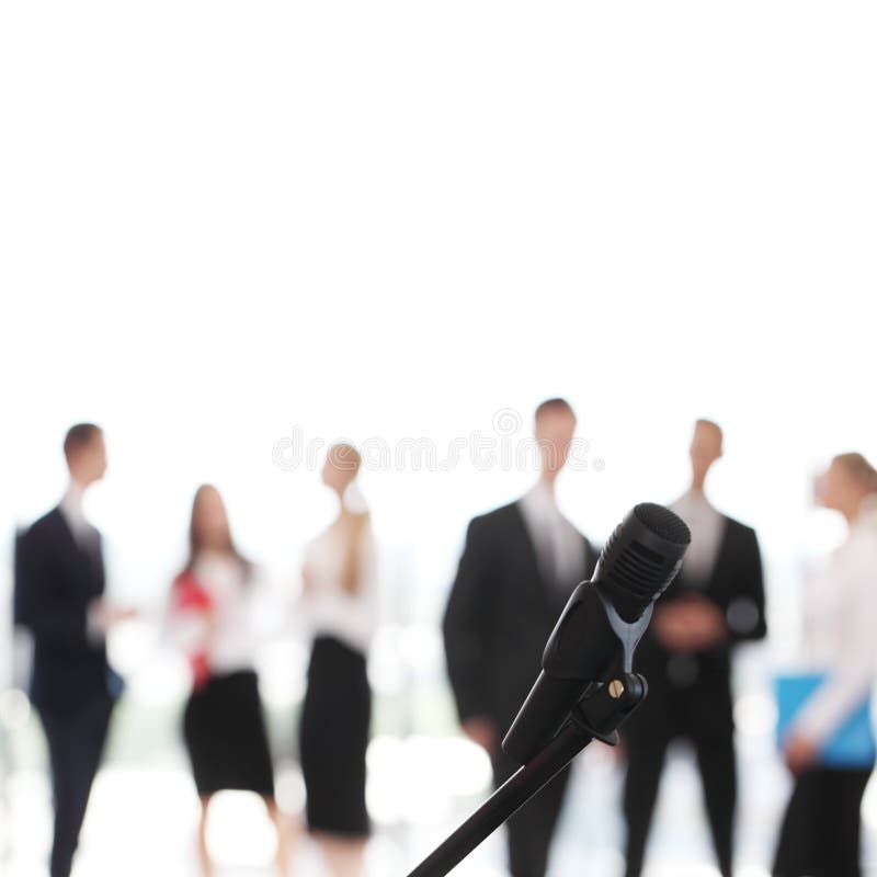 Business People at Conference in Meeting Room Stock Photo - Image of ...