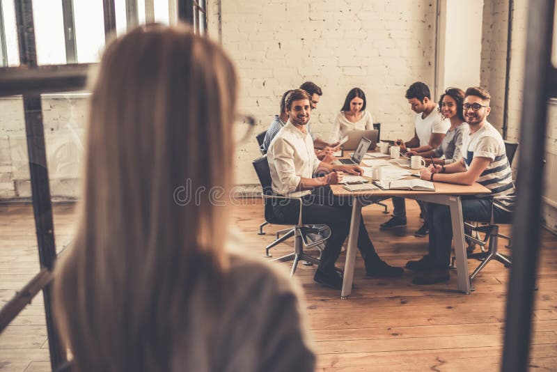 Business People at the Conference Stock Photo - Image of adult ...