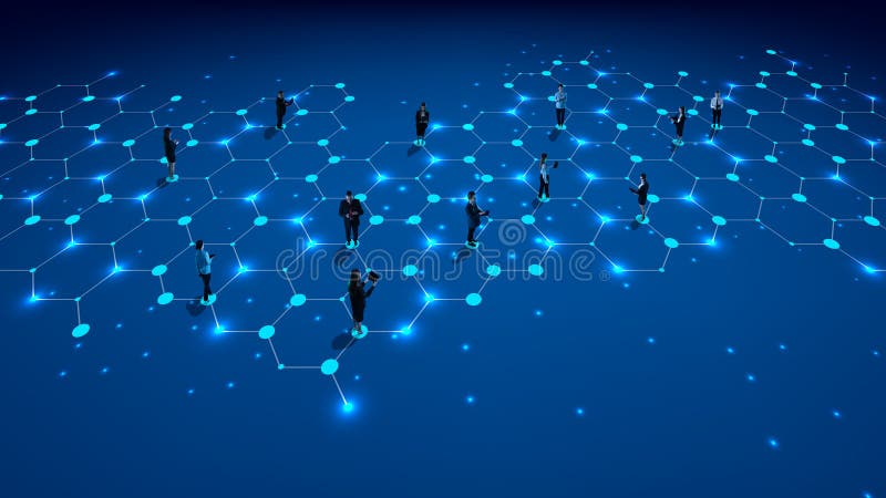 Business People Building Own Career Path, Climbing Upward Stairs ...