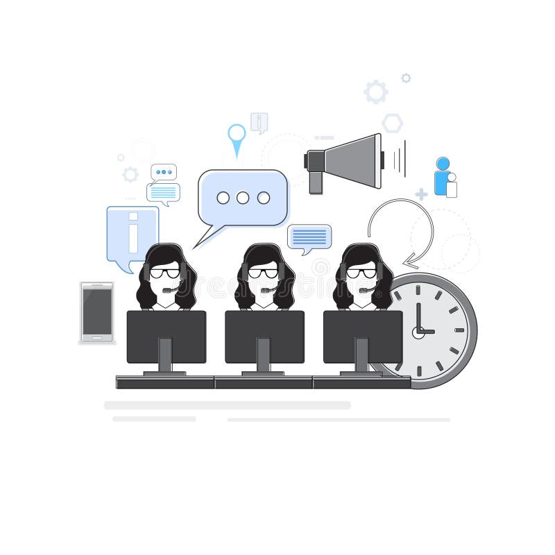 Business People Consulting Group Support Chat Communication Social ...