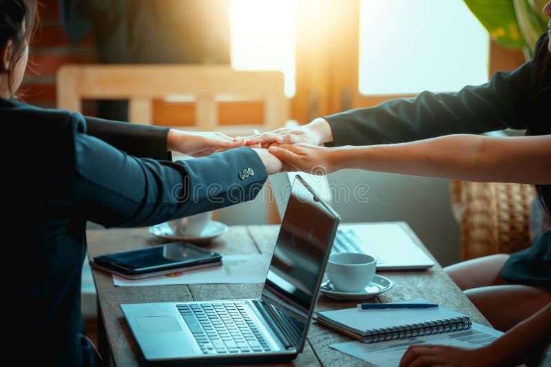 Business Group Teamwork Success Coordination Hands Stock Photo - Image ...