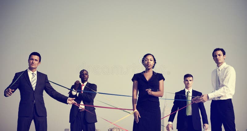Business People Corporate Connection Team Concept Stock Image - Image ...
