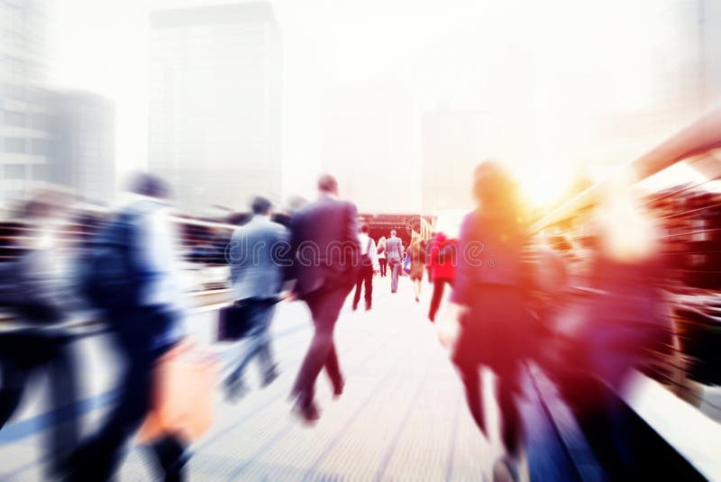 Business People Corporate Walking Commuting City Concept Stock Image ...