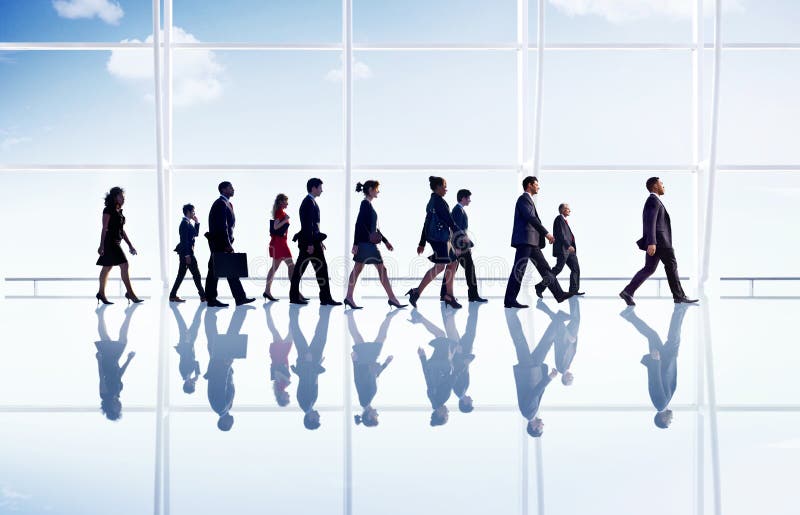 Business People Corporate Walking Office Concept Stock Photo - Image ...