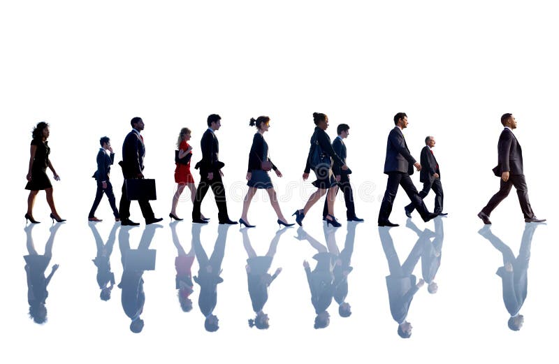 Business People Corporate Walking Team Concept Stock Image - Image of ...
