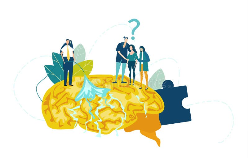 Team brain stock illustration. Illustration of business - 698297