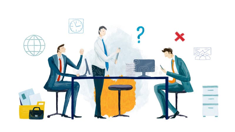 Business People, Creative Team Working in Office. Future Project ...