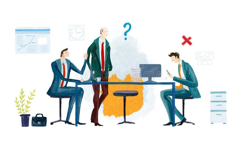 Business People, Creative Team Working in Office. Future Project ...