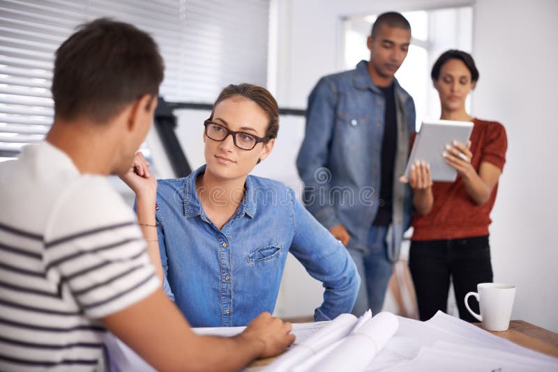 Business People, Creativity and Brainstorming with Feedback, Planning ...