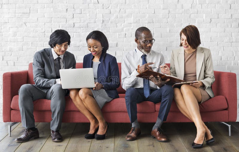 Business People Data Information Technology Concept Stock Photo - Image ...