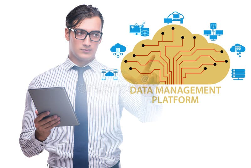 Business People in Data Management Concept Stock Photo - Image of ...