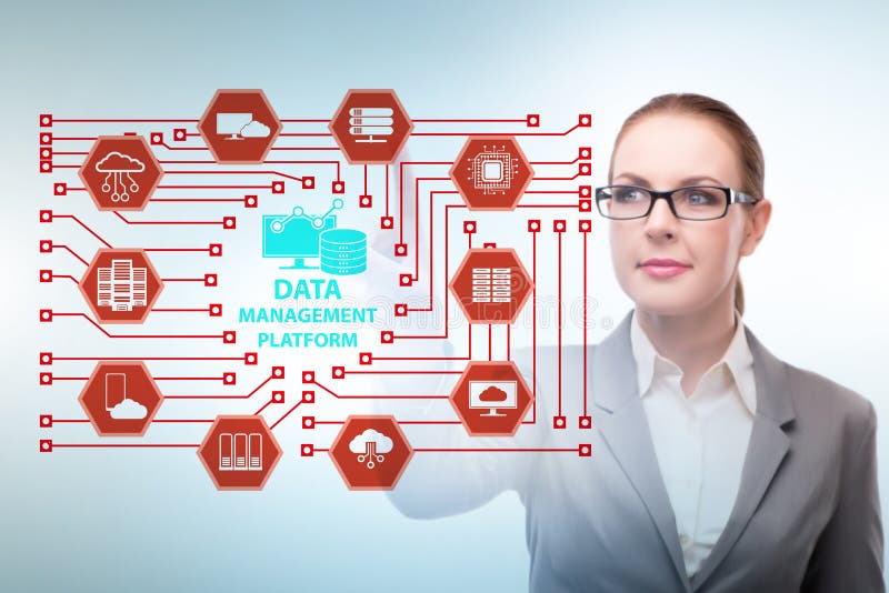 Business People in Data Management Concept Stock Photo - Image of ...