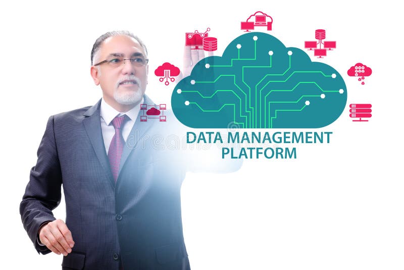 Business People in Data Management Concept Stock Photo - Image of ...