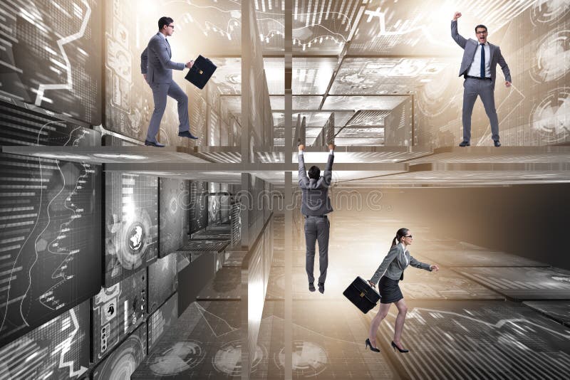 The Business People in Data Management Concept Stock Photo - Image of ...