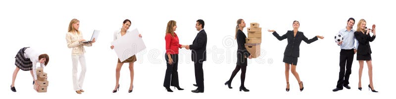 Business People with Different Concepts Stock Photo - Image of person ...