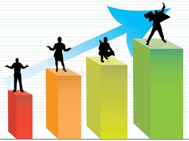 Business People in Different Condition Stock Vector - Illustration of ...