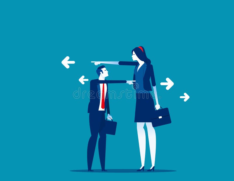 Business People with Direction and Vision. Concept Business Vector ...