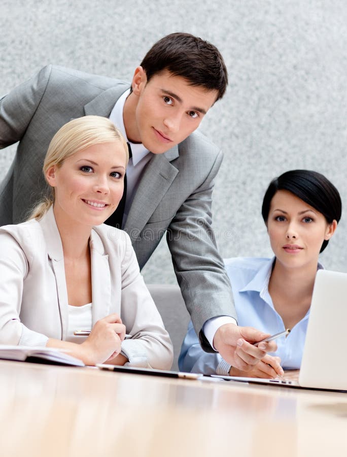 Business meeting stock image. Image of business, caucasian - 11396281