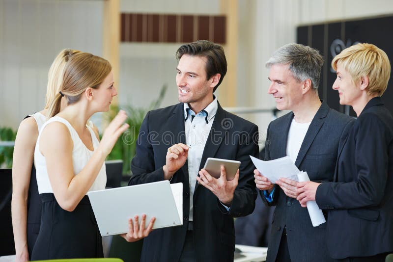 Business Team in a Consulting Meeting Stock Image - Image of business ...