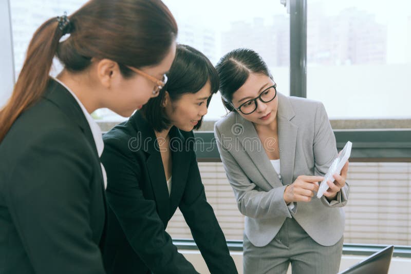 Business People Discussing Case Planning in Office Stock Image - Image ...