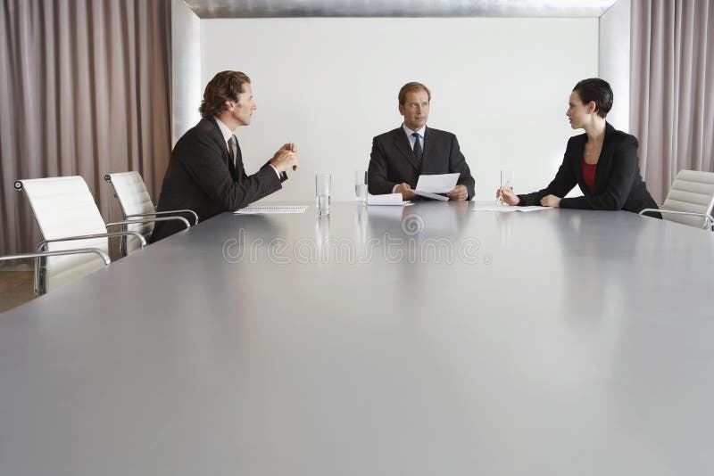 Business People Discussing in Conference Room Stock Photo - Image of ...