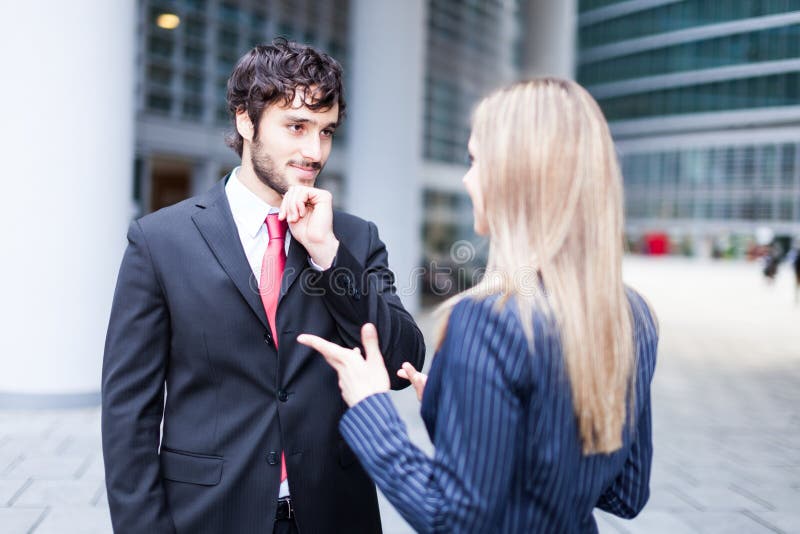 Business people discussing stock photo. Image of financial - 38450718