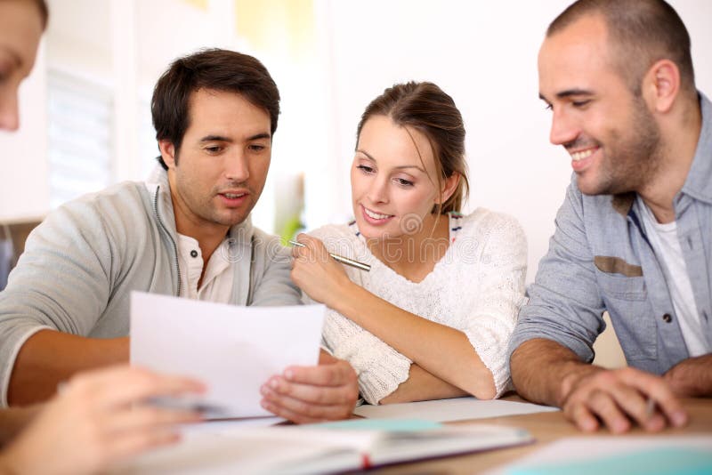 Business People Discussing Financial Budget Stock Photo - Image of plan ...