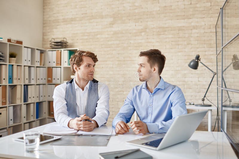 Business people discussing stock image. Image of teamwork - 75984645