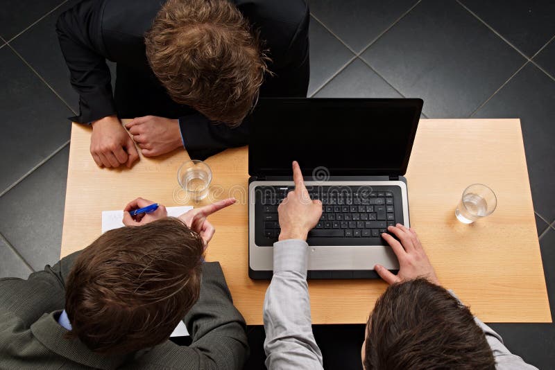 Business people discussing stock image. Image of deal - 40506251