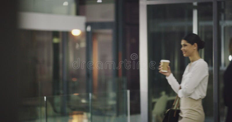 Business People, Diversity and Walking in Modern Office for Schedule ...