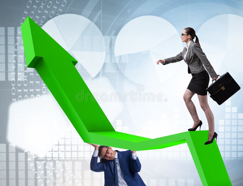 Business People in Economic Recovery Business Concept Stock Image ...