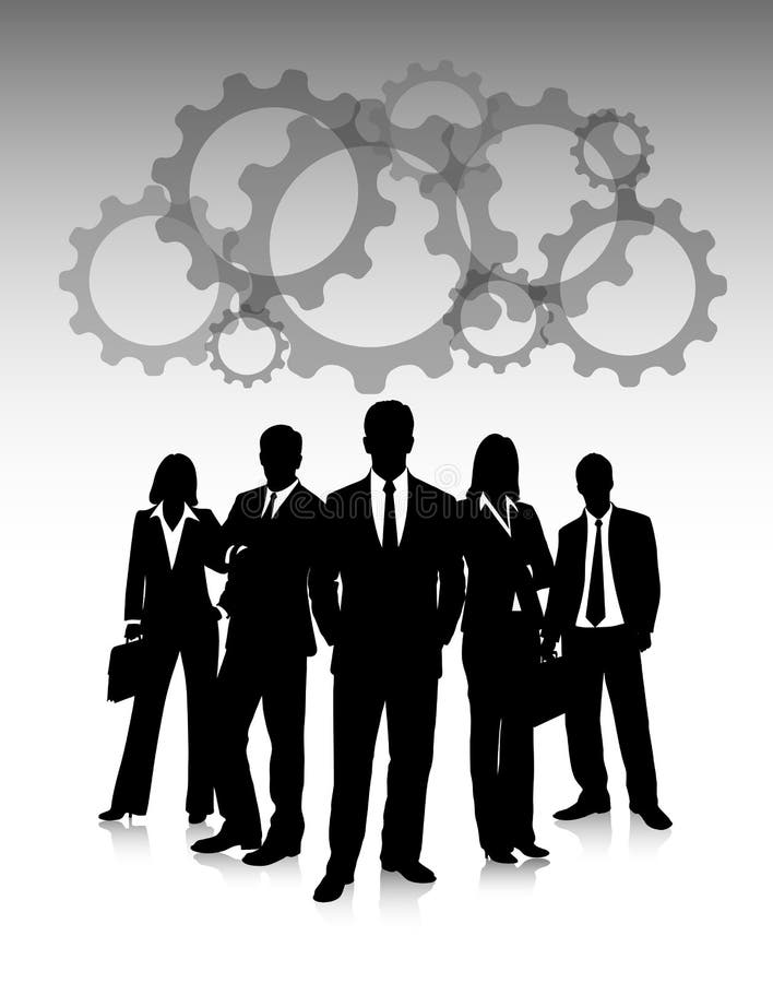 Business People , Engineering and Industrial Concept Stock Vector ...