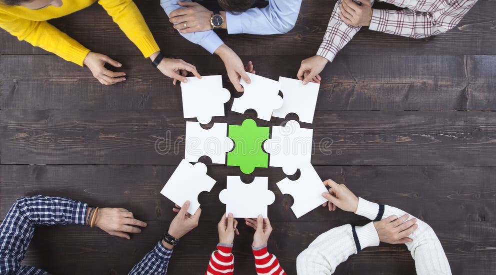 Business People Finding Solution Together at Office Stock Image - Image ...