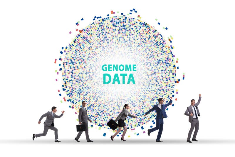 Business People in Genome Data Concept Stock Photo - Image of ...
