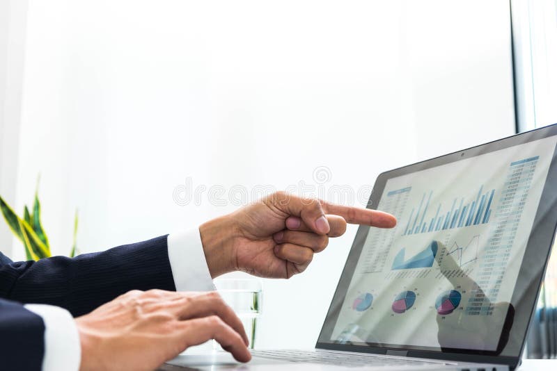 Business People with Gestures on the Table, Working in Various Forms ...