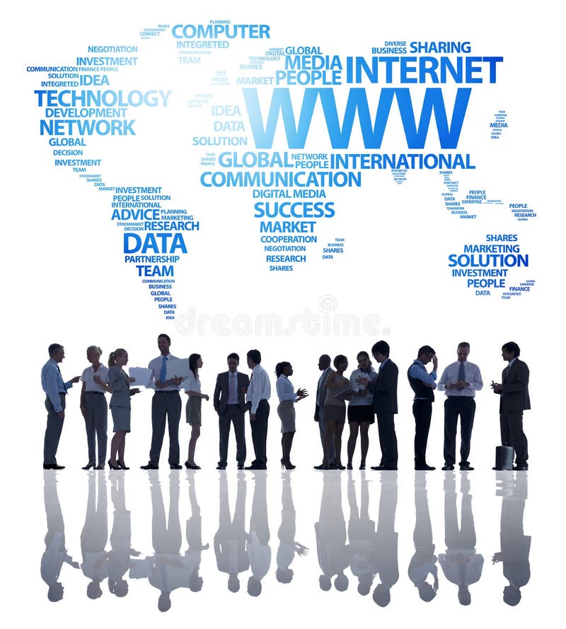 Global Communications Connection Community Teamwork Concept Stock Photo ...