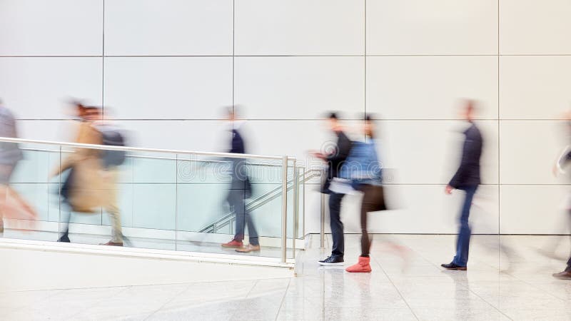 Business People Go Out of Business Office after Work Stock Photo ...