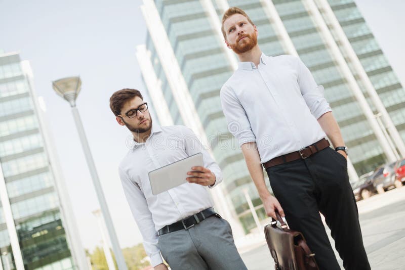 Business People Going To Work Stock Photo - Image of corporate, group ...