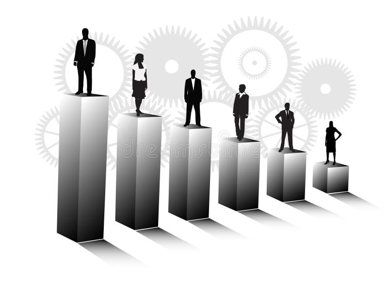 Business People And Graph Picture. Image: 3811805