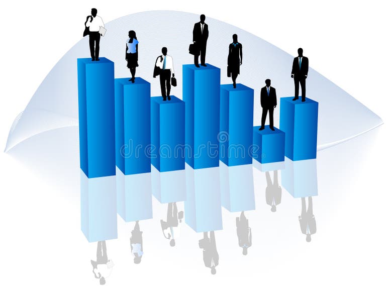Business People Graph Stock Illustrations – 81,625 Business People ...